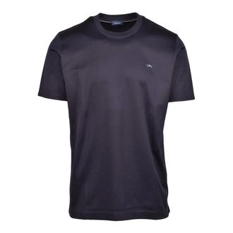 Paul & Shark Homme, Tops, Noir, Taille: 2XL T-shirt ras du cou