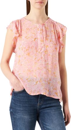 Part Two Part Two Damen Prillepw Bl Blouse Relaxed Fit Bluse, Peony Painted Summer Flower, 36