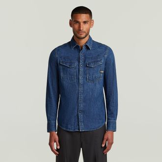 G-Star Dakota Slim Denim Hemd - Dunkelblau - Herren