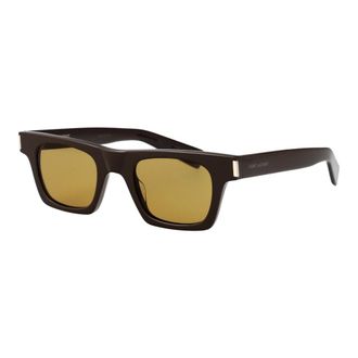 Saint Laurent Stylische Sonnenbrille - - Accessories - Herren - Braun - 47 MM