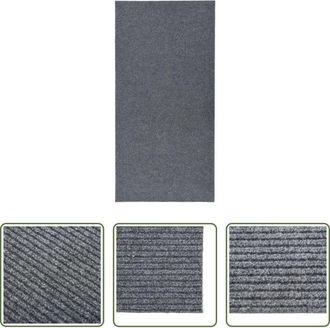 vidaXL vidaXL Bodenmatte - Schmutzfangl&auml;ufer Grau 100x200 cm