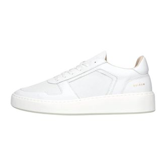 Nubikk Wei&szlig;e Leder Low Top Sneakers - - Shoes - Herren - Wei&szlig; - 41 EU
