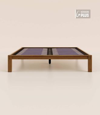 Tediber Sommier bois massif Tediber - Fabriqu&eacute; en France et en Finlande - Design, confortable et robuste - Livraison en 1 &agrave; 7j gratuite