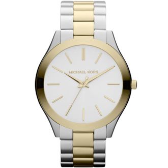 Michael Kors Runway MK3198 Zweifarbige 42 mm Damenuhr