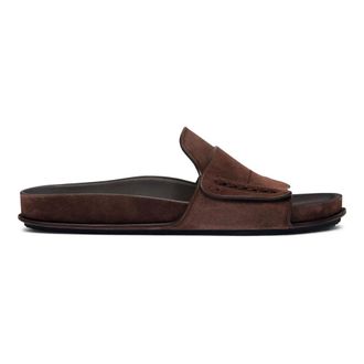 Jacquemus Braune Ledersandalen - - Shoes - Herren - Braun - 42 EU