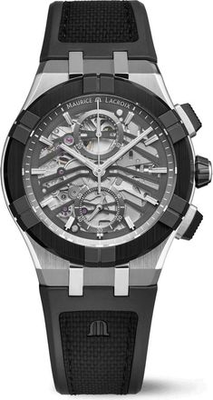Maurice Lacroix AIKONIC AUTOMATIC CHRONOGRAPH SKELETON Herrenuhr AC8018-SSL20-030-2