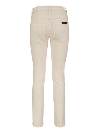 Brunello Cucinelli Cotton Stretch Slim Trousers - Beige