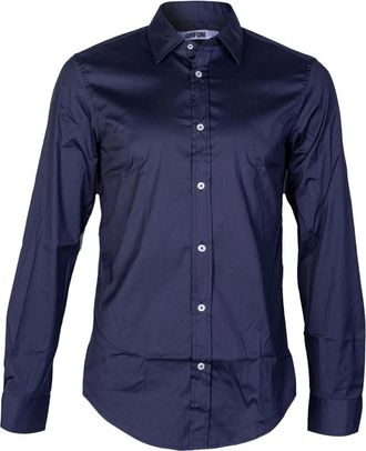 Mauro Grifoni Homme, Chemises, Bleu, Taille: XL Chemise Classique Coupe Slim