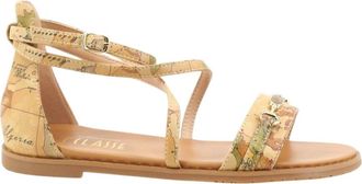 Alviero Martini 1A Classe Femme, Chaussures, Beige, Taille: 38 EU Sandales Plates