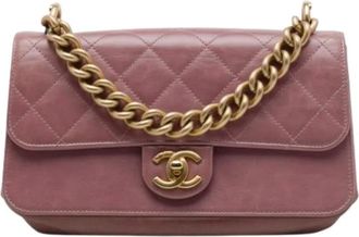 Chanel Pre-owned Sac bandouli&egrave;re matelass&eacute; - Femme - Pre-owned - Rose - Taille: ONE Size