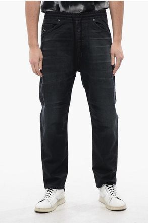 Diesel Solid Color 2040 D-AMAGE Jogg Jeans with Drawstring Waist 18 size 26