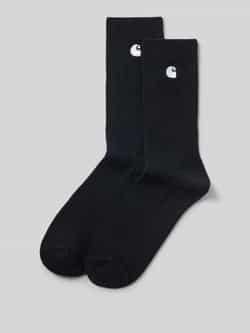 Carhartt Work in Progress Socken mit Logo-Stitching Modell Madison im 2er-Pack
