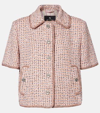 Etro Veste raccourcie en tweed