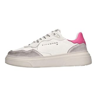 John Richmond Sneakers aus Leder und Kunstleder - - Shoes - Damen - Wei&szlig; - 40 EU