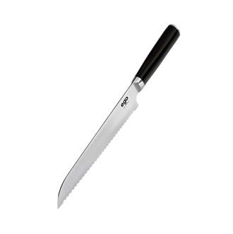 Wilfa EGO VG-10 Brotmesser - 20cm lange Klinge, 67 Schichten Damaststahl, japanischer VG-10 Stahlkern, Klingenh&auml;rte: HRC: 60&plusmn;2