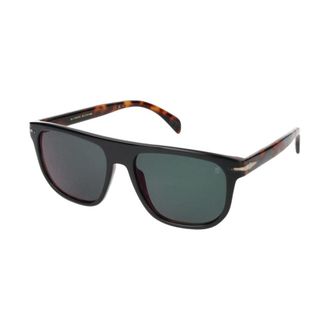 Eyewear by David Beckham Homme, Accessoires, Noir, Taille: 56 MM Lunettes de soleil noires DB 7111/S WR7