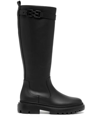 Bally bottes Gaila en cuir - Noir