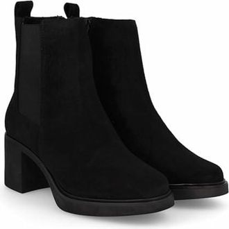 Lince Lince Bottines &eacute;lastiques et fermeture &eacute;clair confortables | Semelle en caoutchouc | Semelle int&eacute;rieure en gel | I31605 | Fabriqu&eacute;es en Espagne, Daim 