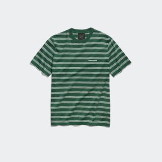 Canada Goose Vantage T-Shirt mit Streifen (M&auml;nnlich, Green Talbot Stripe, S)