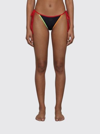 Diesel Polyamid-Bikinihose mit abstraktem Druck und B&auml;ndern