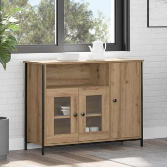 vidaXL Buffet chêne artisanal 100 x 35 x 75 cm Bois dingénierie Vidaxl