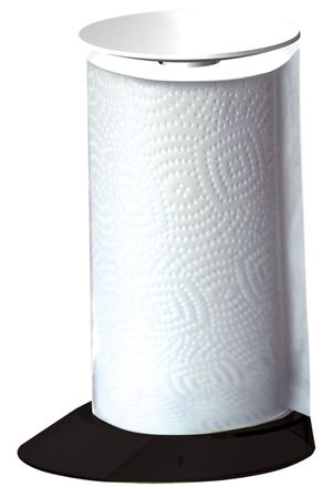 Bugatti Bugatti Glamour Papierrollenhalter (H28cm x 19 cm Durchmesser, Schwarz)