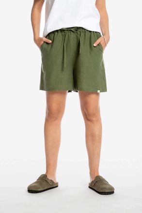 Matona Damen vegan Kurze Hose Einfach Olive