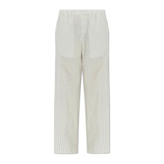 R&oacute;he Femme, Pantalons, Gris, Taille: 40 FR Pantalon Large en Soie