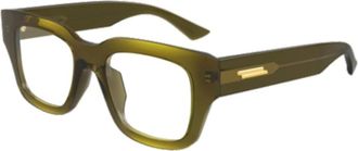Bottega Veneta unisex, Accessoires, Vert, Taille: 50 MM Lunettes