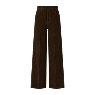 Cruna Taylor Weite Hose - - Trousers - Damen - Braun - S