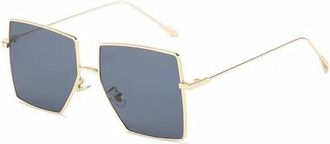 Generic Lunettes De Soleil Vintage &Agrave; Monture M&eacute;tallique Large For Hommes Et Femmes, Polaris&eacute;es, For Le Sport Et Les Activit&eacute;s De Plein Air.(Black)