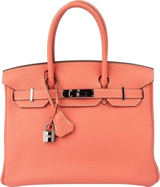 Herm&egrave;s Crossbody Bags - Hermes Crevette Taurillon Clemence Leather Birkin - Gr. unisize - in Rot - f&uuml;r Damen