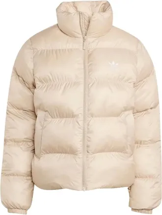 adidas Femme, Vestes, Beige, Taille: 36 FR Adicolor Short Puffer