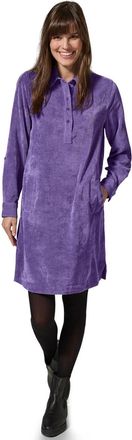 Cecil Damen B144229 Cordkleid In Unifarbe, Wild Lilac, XXL EU