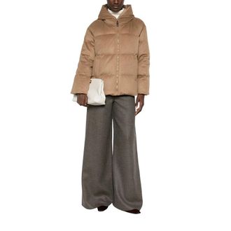 Max Mara Wendbare Daunenjacke - - Jackets - Damen - Braun - 4XS