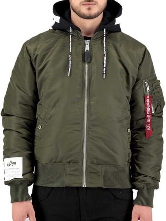 Alpha Industries MA-1 ZHP Bomberjacke für Herren Dark Olive