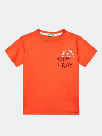 Benetton United Colors Of Benetton T-Shirt 3096G1098 Rot Regular Fit