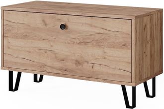 Vicco Sitzbank Siri, Sitzbank mit Stauraum, Goldkraft Eiche, 80 x 46 cm