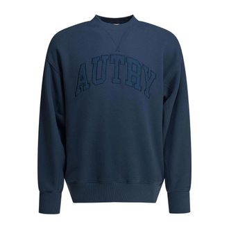 Autry Homme, Sweatshirts et sweats &agrave; capuche, Bleu, Taille: L SweaT-shirt col rond