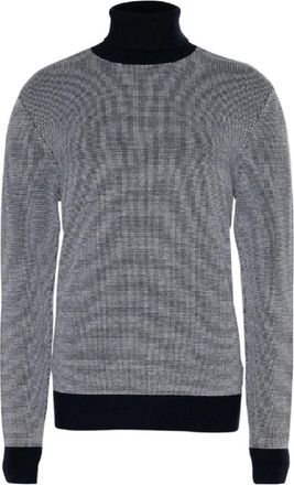 A|X Armani Exchange Homme, Pulls, Bleu, Taille: M Pull ras du cou &agrave; col roul&eacute;