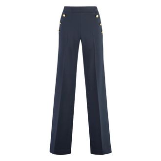 Pantaloni Torino Taylor Weit Hosen - - Trousers - Damen - Blau - XS