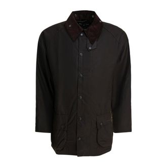 Barbour Classic Beaufort Waxed Jacket - Femme - Vestes - Vert - Taille: 36 FR