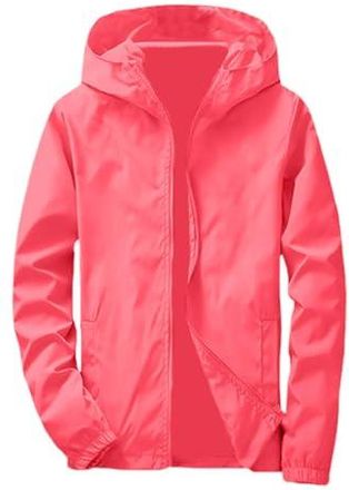 Generic Manteau décontracté pour homme 2026 à capuche avec fermeture éclair réfléchissante couleur pure grande taille, RD2., 4XL