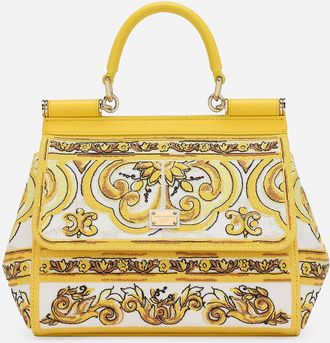 Dolce & Gabbana Henkeltasche Mittelgroß - Frau Handtaschen Gelb Onesize