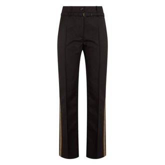 Dries Van Noten Gerade Wollhose - - Trousers - Damen - Braun - L