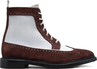 Thom Browne Longwing Stiefeletten aus Wildleder - Braun