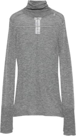 Elisabetta Franchi Femme, Pulls, Gris, Taille: 40 FR Col roul&eacute;s