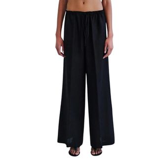 Access Fashion Wide Hosen - - Trousers - Damen - Schwarzk - XL