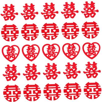 Pretyzoom Elegante 5er-Packung Hochzeitskonfetti Vlies-bettdekoration F&uuml;r Das Feen-Schlafzimmer-Thema