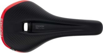 Ergon Herren SM Pro Fahrradsattel, Black/Red, M/L